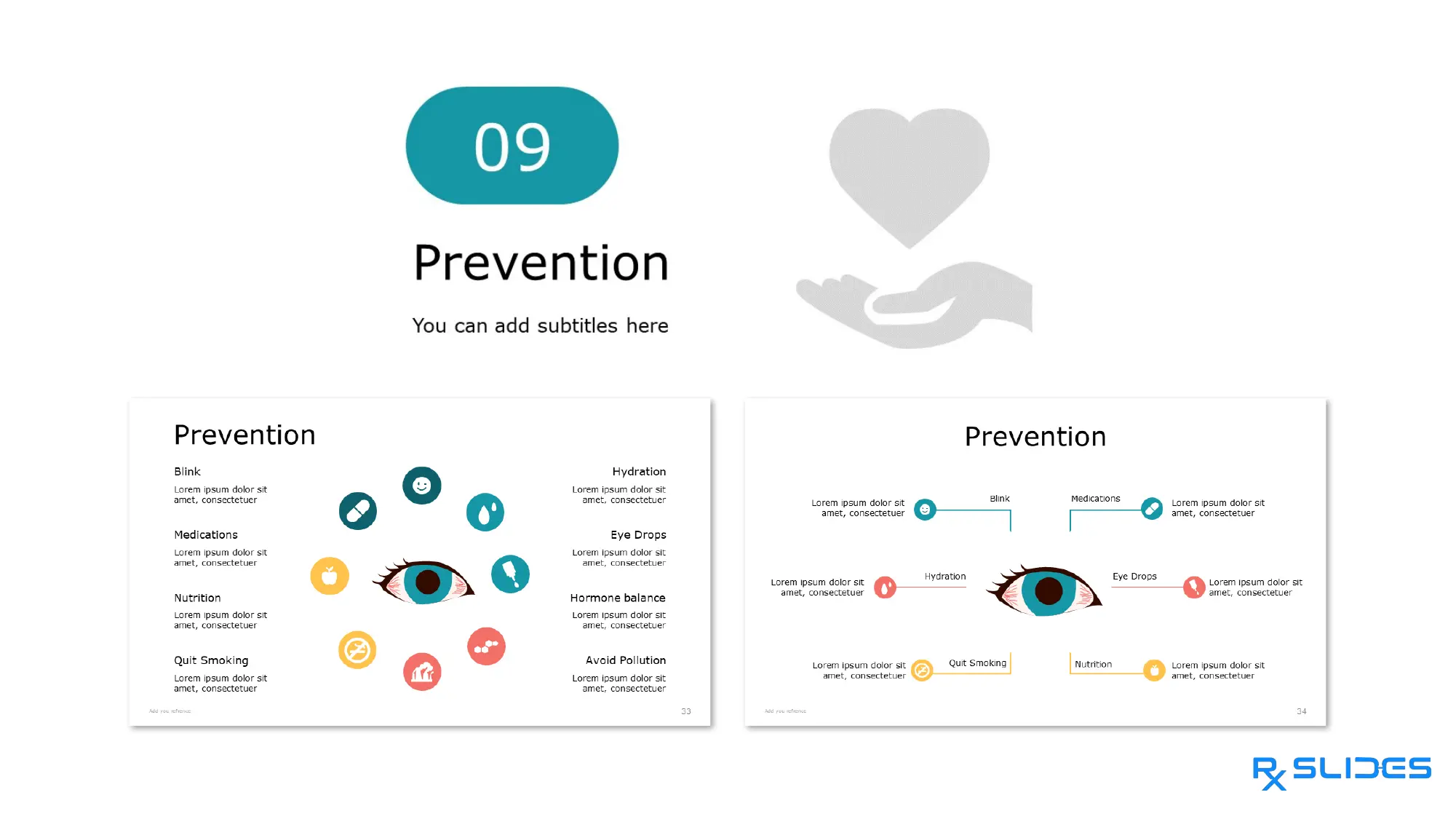 Download Dry Eye PowerPoint Template| RxSlides